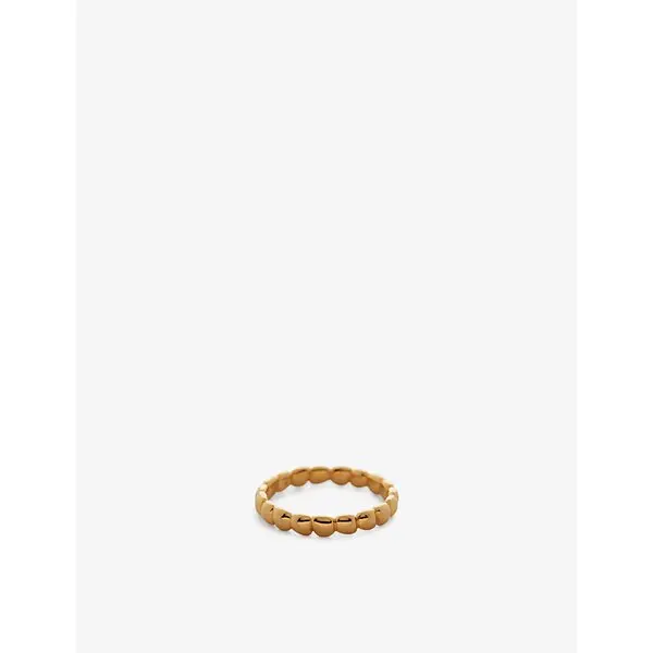 Monica Vinader Nura Teardrop Eternity Ring - Yellow Gold