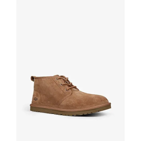 UGG Neumel Logo-debossed Suede Chukka Boots - Tan