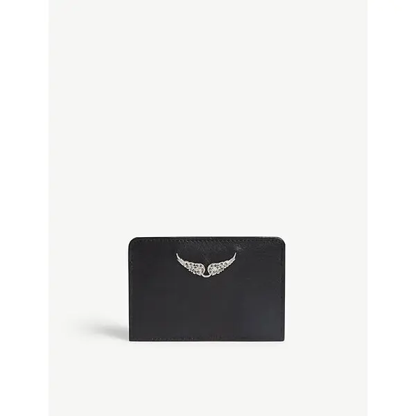 Zadig&Voltaire Leather Card Holder - Noir