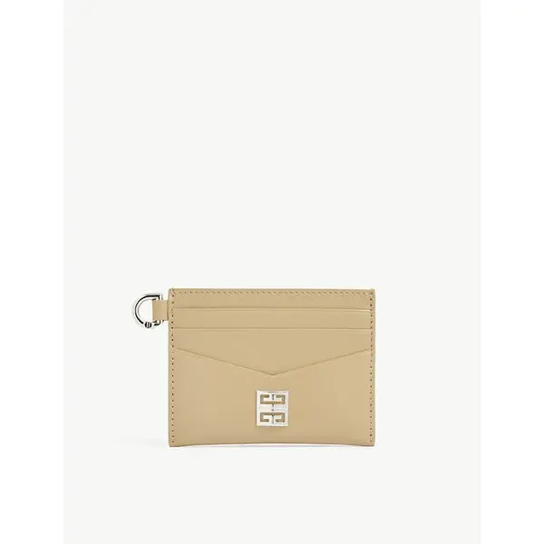 Givenchy 4g Lore Shine Brand-plaque Leather Card