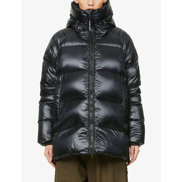 Canada Goose Cypress Funnel-neck Shell-down Jacket - Black