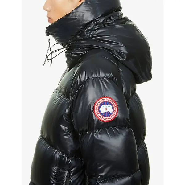 Canada Goose Cypress Funnel-neck Shell-down Jacket - Black