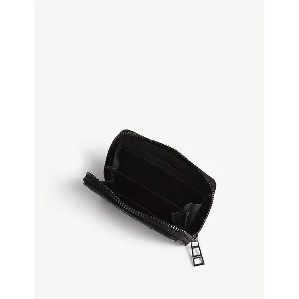 Zadig&Voltaire Matelasse Leather Wallet - Noir