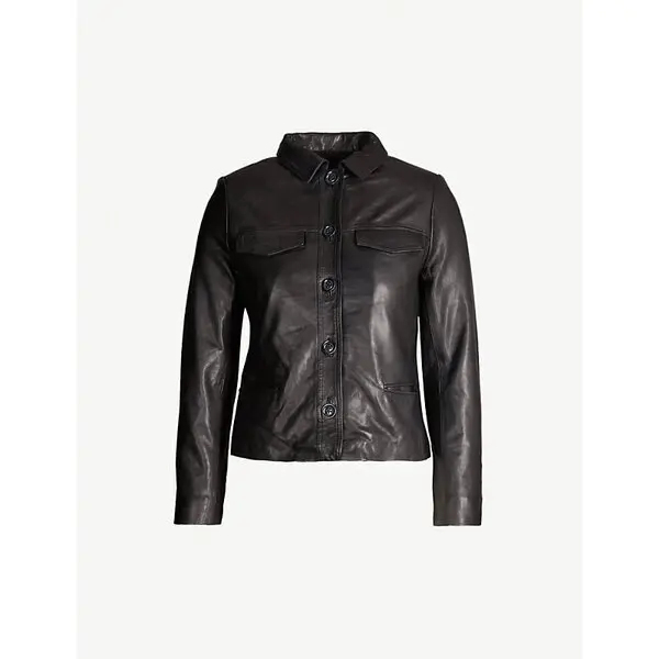 Zadig&Voltaire Liam Leather Jacket - Noir