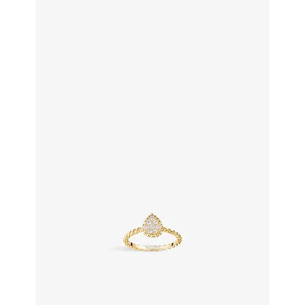 Boucheron Serpent Bohème 18ct Yellow-gold And Diamond Ring - Yellow Gold