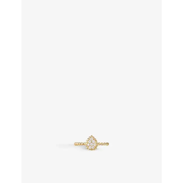 Boucheron Serpent Bohème 18ct Yellow-gold And Diamond Ring - Yellow Gold