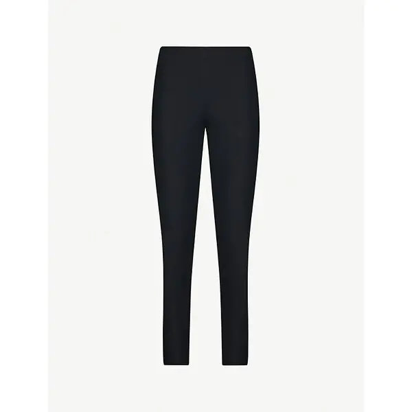 Whistles Super Stretch Cotton Trousers - Black
