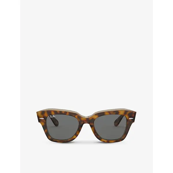 Ray-ban Rectangular-frame Sunglasses - Brown