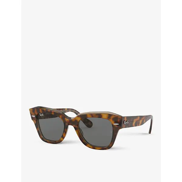 Ray-ban Rectangular-frame Sunglasses - Brown