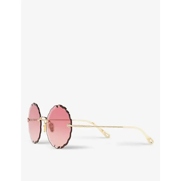 Chloé Ch0047s Rimless Scalloped Sunglasses
