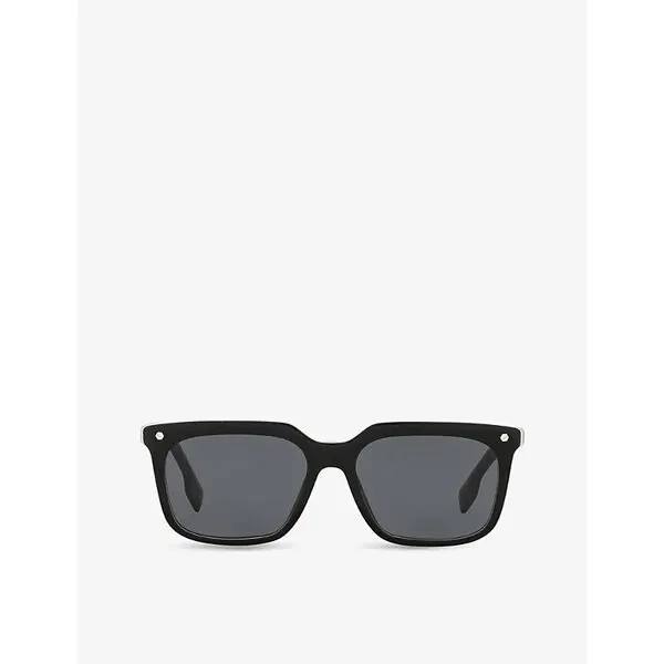 Burberry Be4337 Rectangle-frame Sunglasses - Black