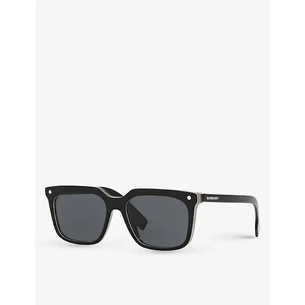 Burberry Be4337 Rectangle-frame Sunglasses