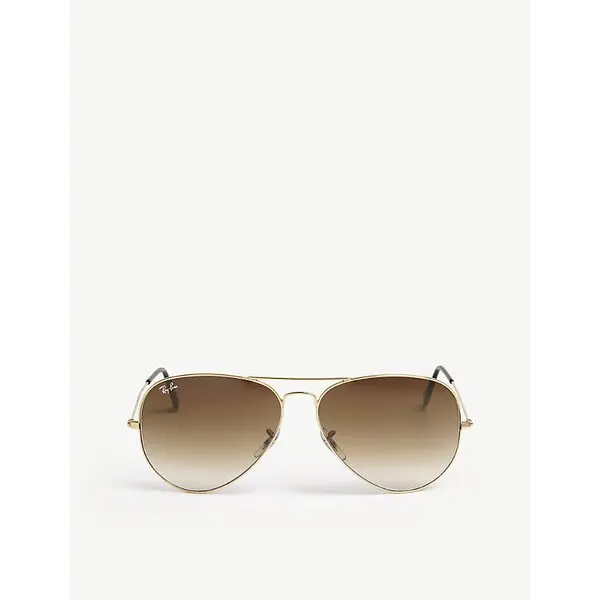 Ray-ban Aviator Sunglasses - Gold