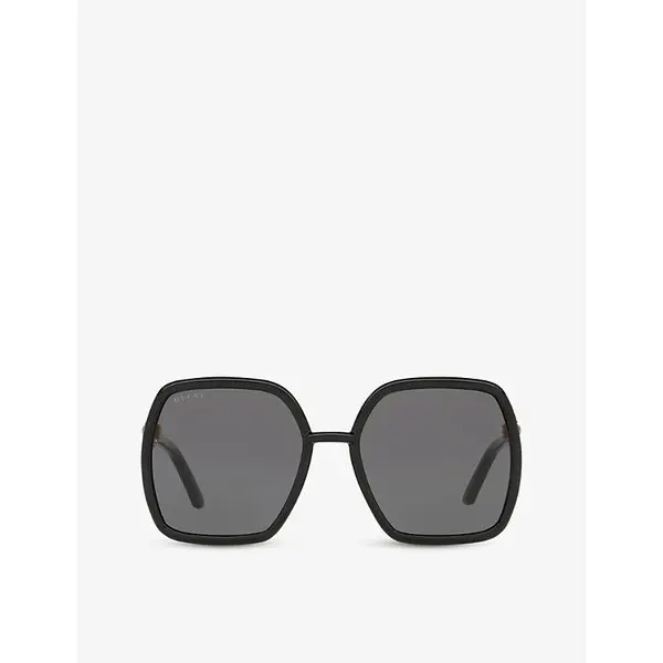 Gucci Gg0890s Square-frame Sunglasses - Black