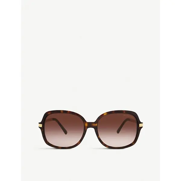 Michael Kors Adrianna Ii Round-frame Sunglasses - Tortoise