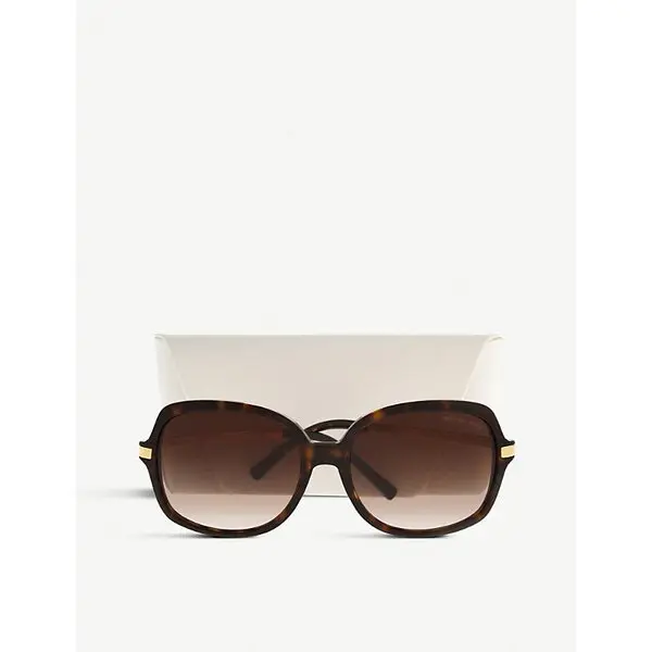 Michael Kors Adrianna Ii Round-frame Sunglasses - Tortoise