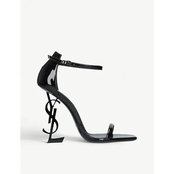 Saint Laurent Opyum 110 Leather Heeled Sandals