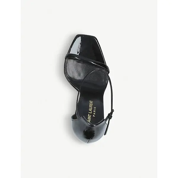 Saint Laurent Opyum 110 Leather Heeled Sandals