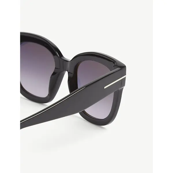 TOM FORD Beatrix Square Frame Sunglasses - Black