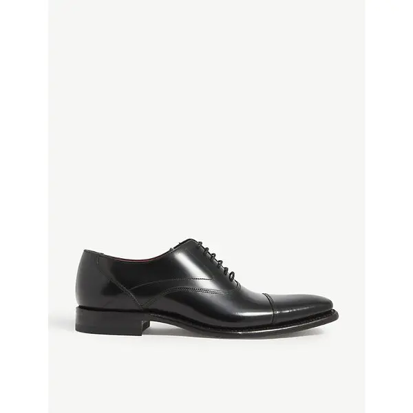 LOAKE Leather Oxford Shoes - Black