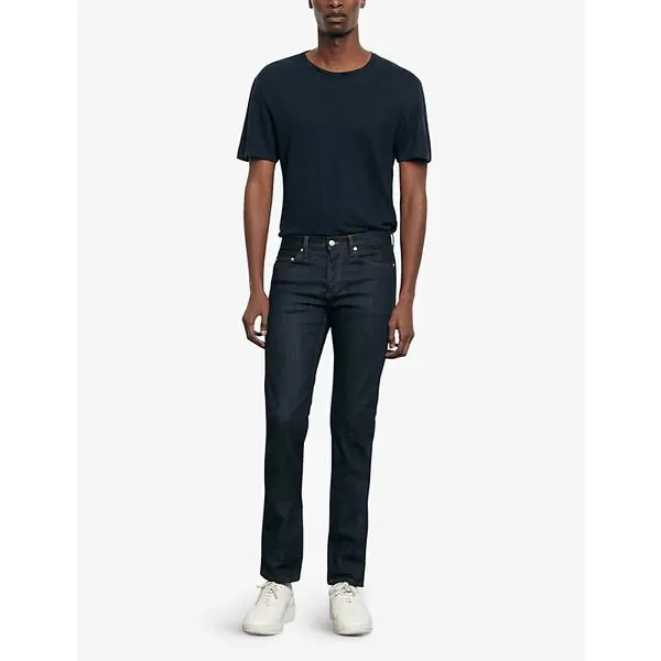 Sandro Slim-fit Tapered Stretch-denim Jeans - Denim - Jean