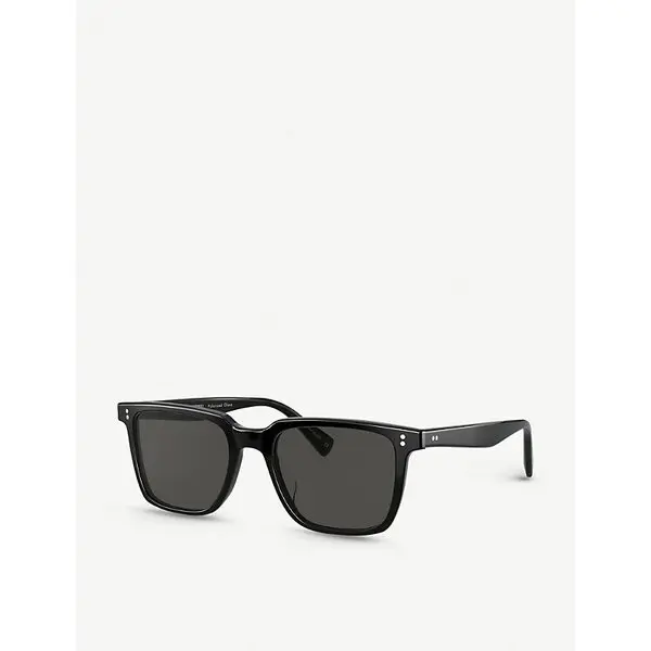 Oliver Spencer Lachman Sun Square Sunglasses - Black