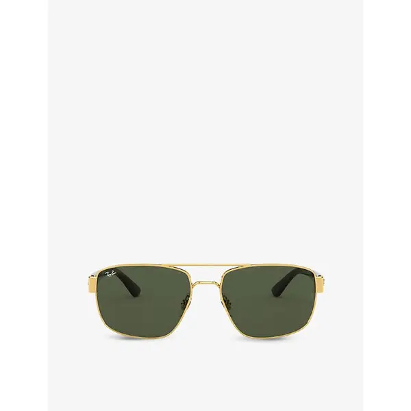 Ray-ban Square-frame Sunglasses - Gold