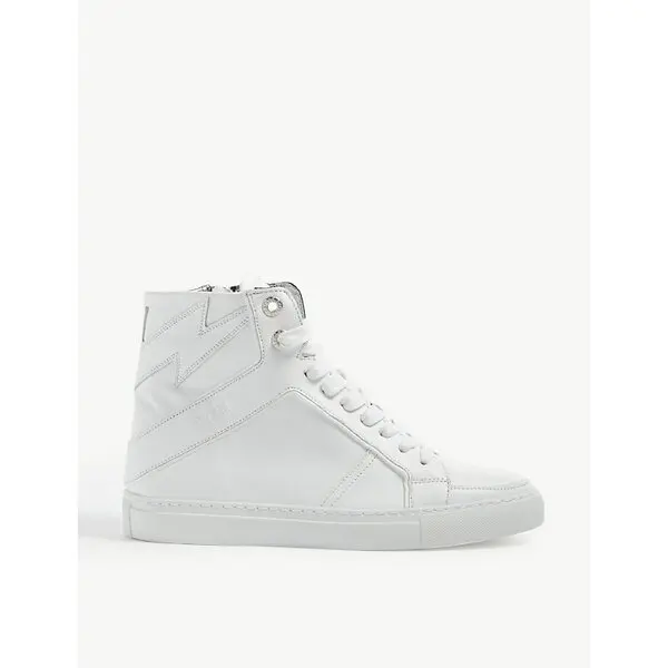 Zadig&Voltaire Zv1747 Leather Hi-top Trainer