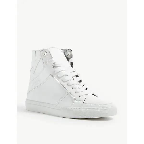 Zadig&Voltaire Zv1747 Leather Hi-top Trainer