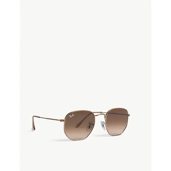 Ray-ban Metal Hexagonal Sunglasses