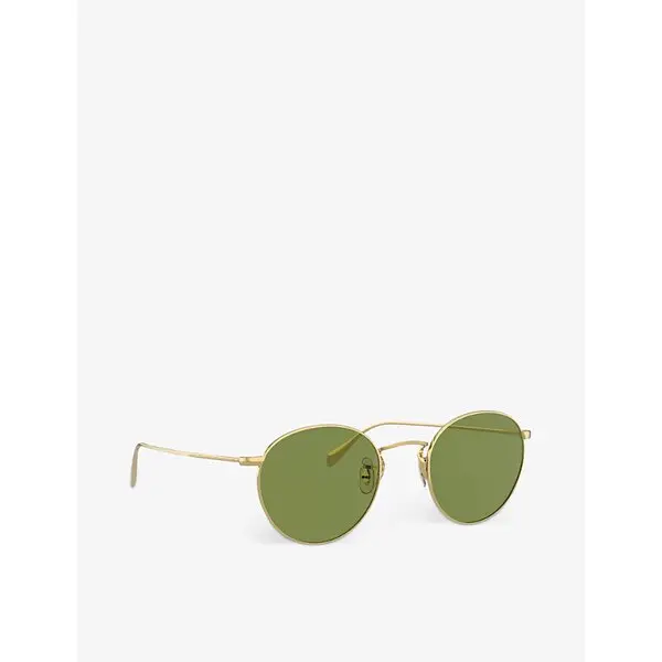 Oliver Spencer Coleridge Sun Round Sunglasses - Gold