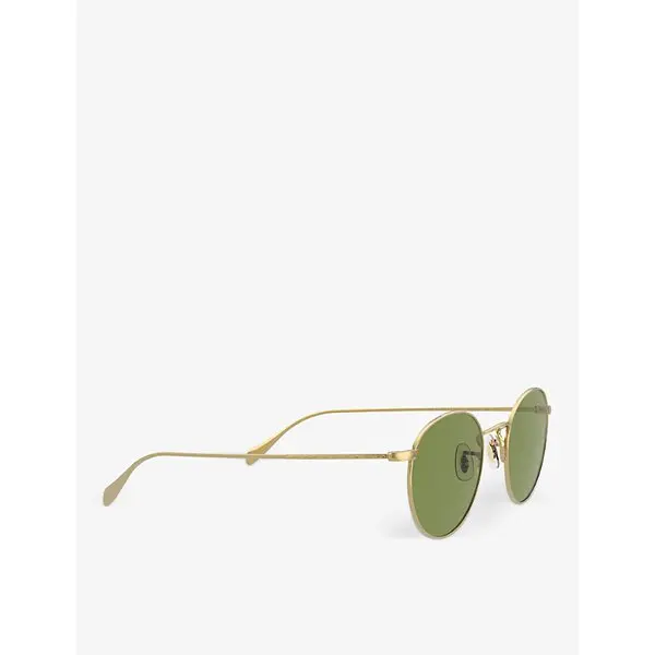 Oliver Spencer Coleridge Sun Round Sunglasses - Gold