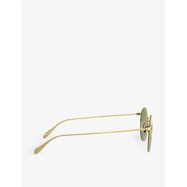 Oliver Spencer Coleridge Sun Round Sunglasses - Gold