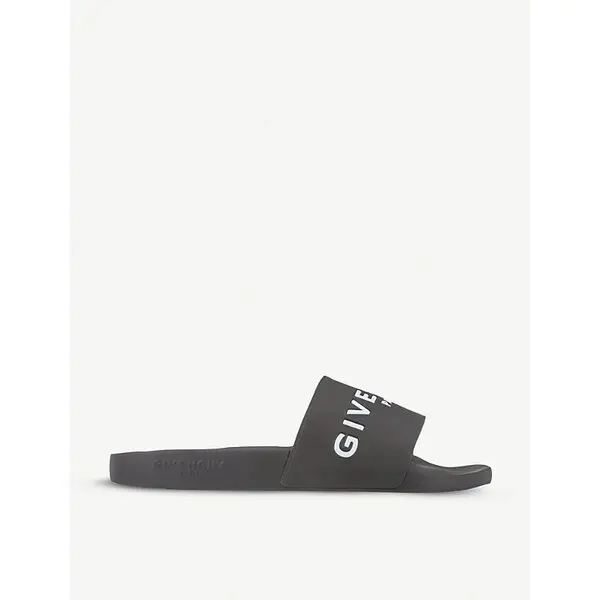 Givenchy Logo Flat Sliders