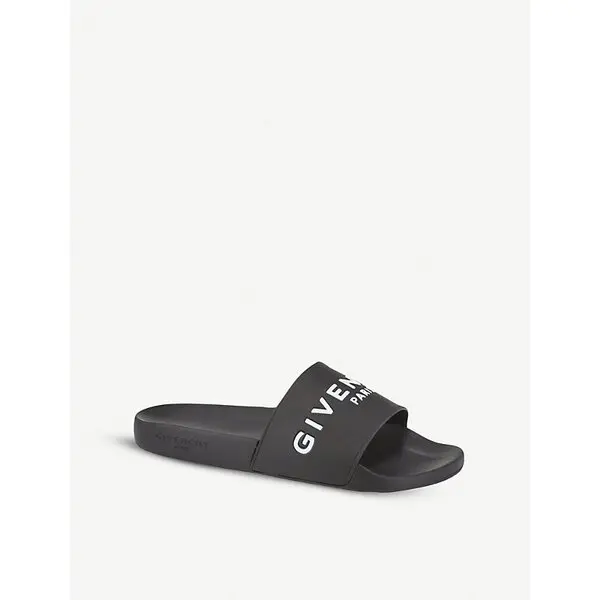 Givenchy Logo Flat Sliders