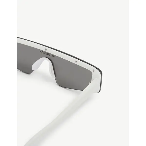 Balenciaga Bb0003s Rectangle-frame Sunglasses - White