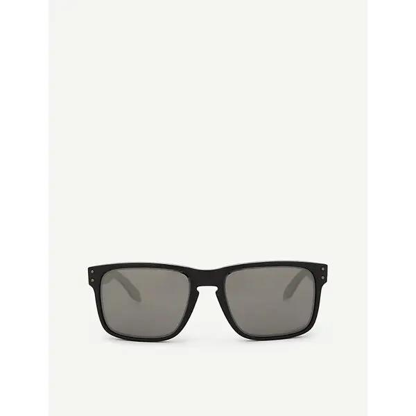 Oakley Holbrook Square-frame Sunglasses - Matte Black