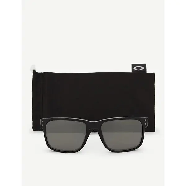 Oakley Holbrook Square-frame Sunglasses - Matte Black