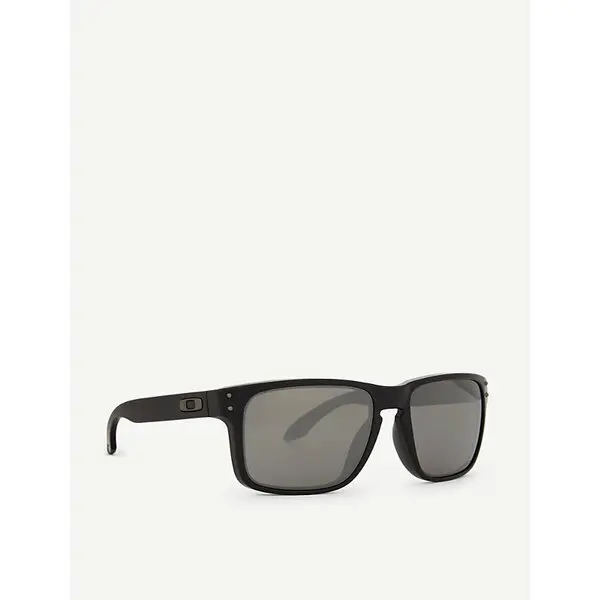 Oakley Holbrook Square-frame Sunglasses - Matte Black