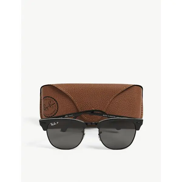 Ray-ban Rb3016 Clubmaster Sunglasses - Black
