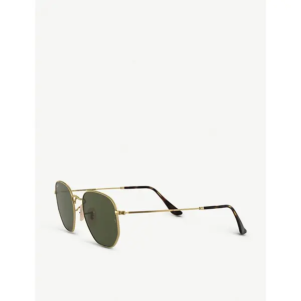 Ray-ban Hexagonal-frame Sunglasses - Gold