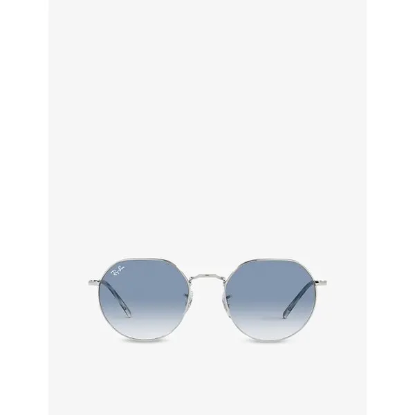 Ray-ban Hexagonal Sunglasses - Silver