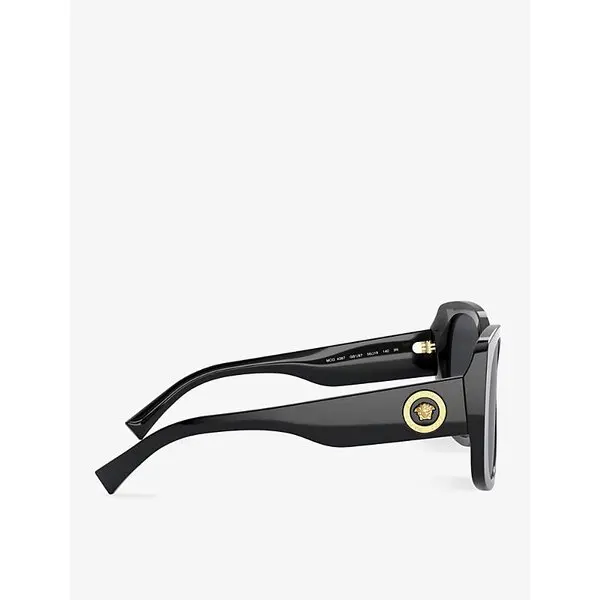 Versace Ve4387 Square-frame Sunglasses - Black