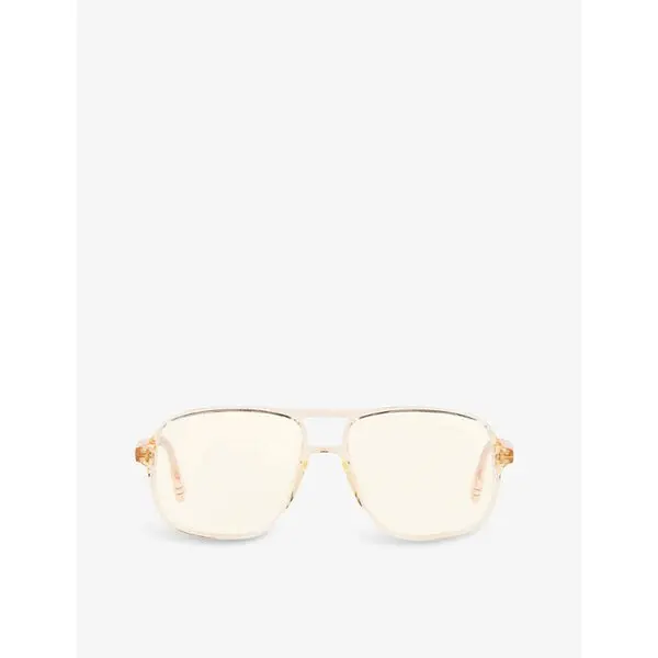 TOM FORD Aviator-frame Sunglasses - Brown