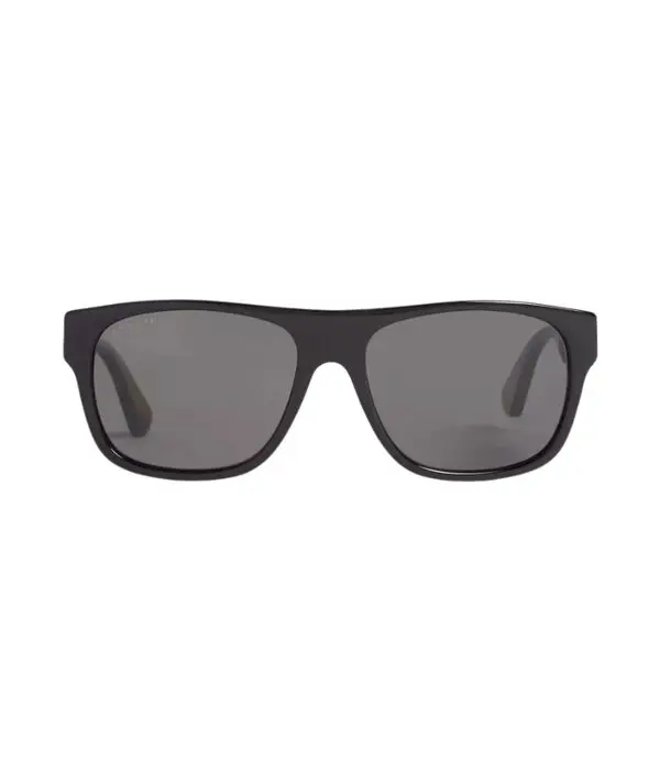 Gucci Gg0341s Rectangle-frame Sunglasses - Black