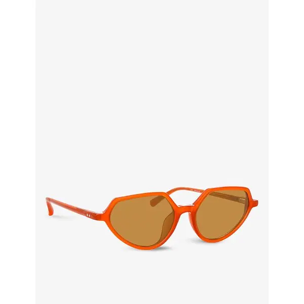 Linda Farrow X Dries Van Noten Cat's Eye-frame Acetate Sunglasses
