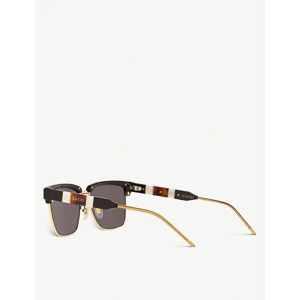 Gucci Gg0603s 56 Rectangular Sunglasses