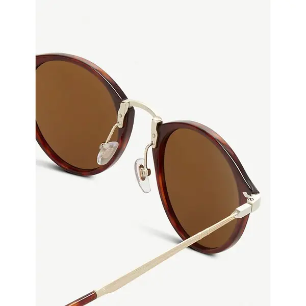 Persol Po3166s Round-frame Sunglasses - Brown