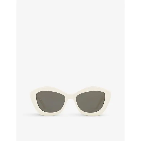 Saint Laurent Sl 423 Cat-eye Sunglasses - White