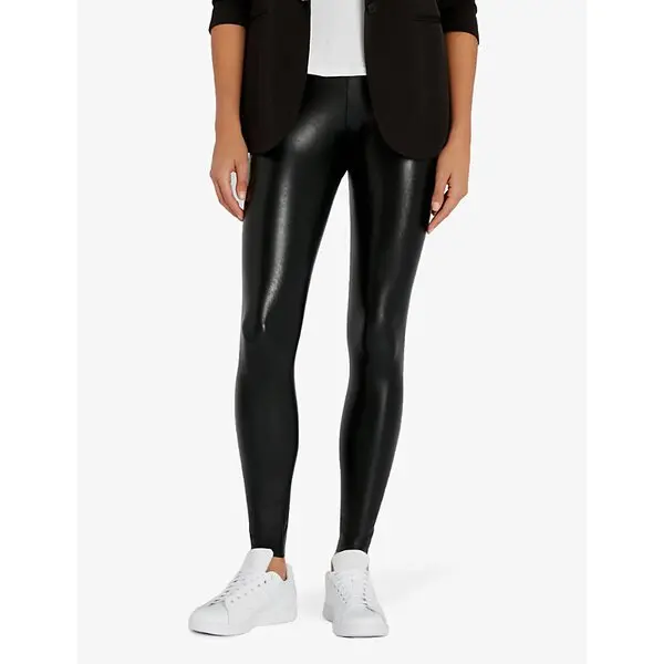 Commando Faux-leather Leggings - Black